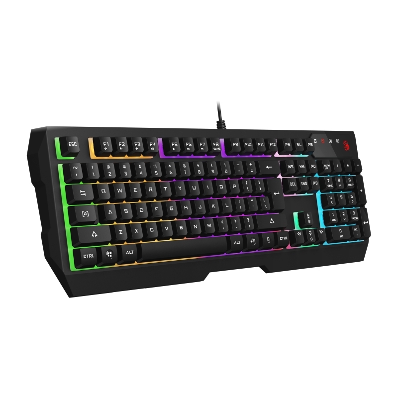 Bloody B135N Non-Mechanical Wired Neon RGB Keyboard | Ink Depot