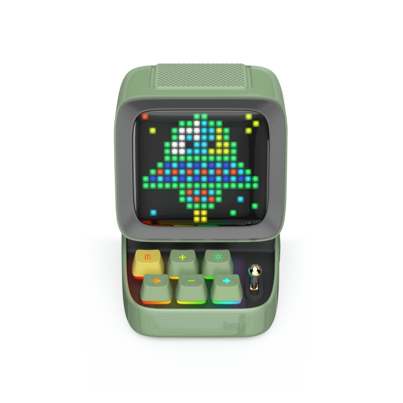Divoom Ditoo Plus Bluetooth Pixel Display & Speaker - Green | Ink Depot