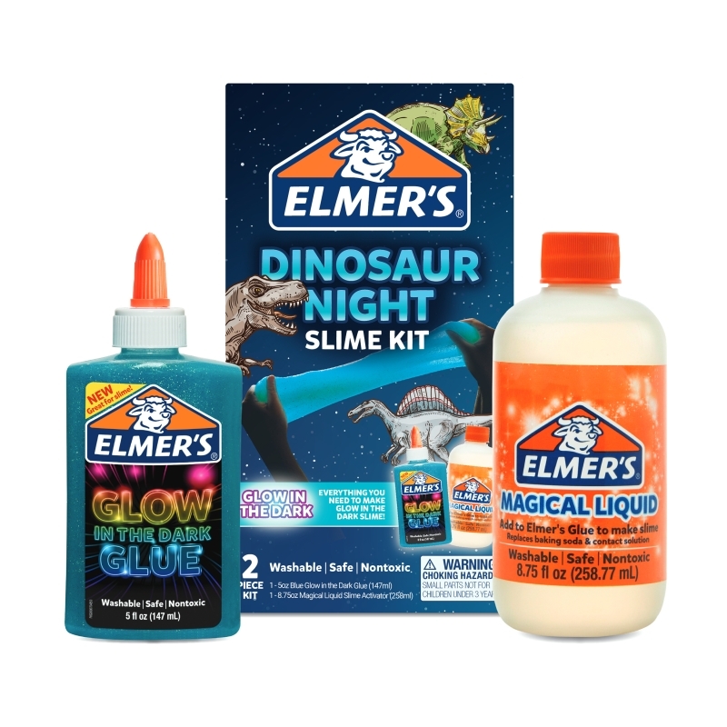 Elmer's Dinosaur Night Slime Kit - Box of 4 | Ink Depot