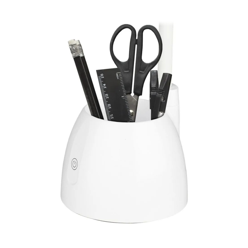 Brilliant Cassidy Penholder LED Task Lamp - White | Ink Depot
