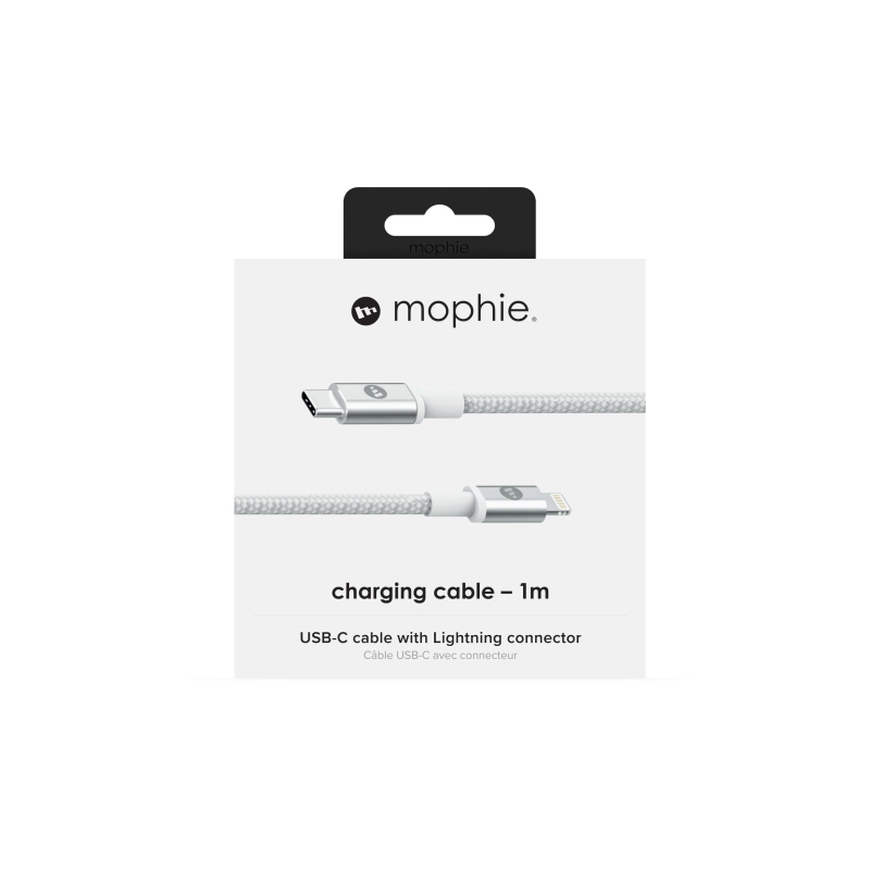 mophie USB-C to Lightning Cable 1m - White | Ink Depot