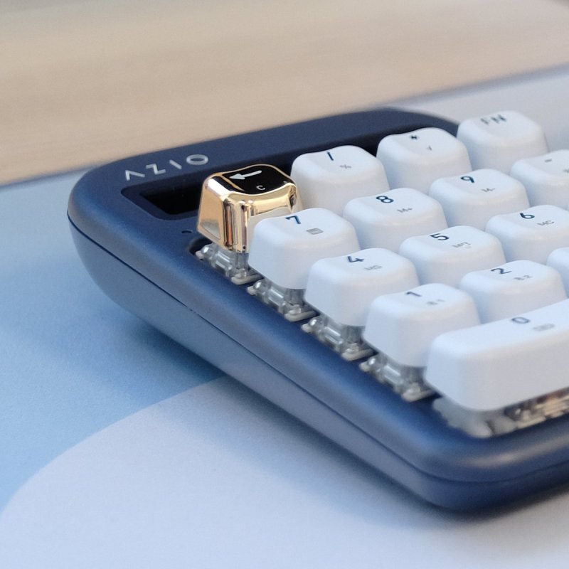 Azio IZO Numpad / Calculator - Blue | Ink Depot