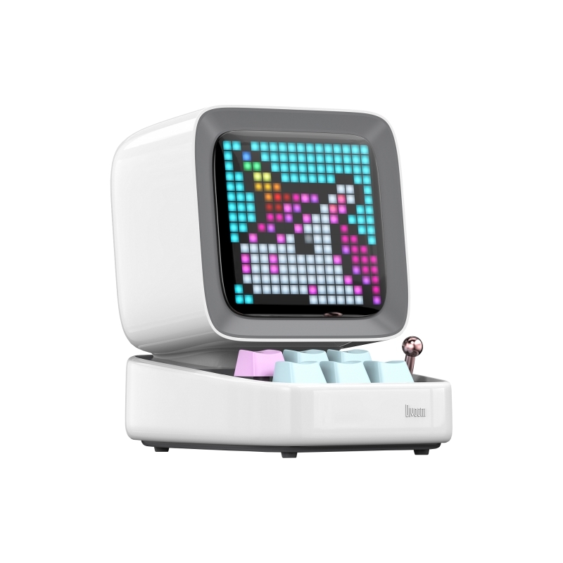 Divoom Ditoo Plus Bluetooth Pixel Display & Speaker - White | Ink Depot