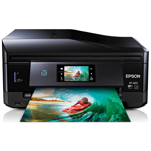 Epson Expression Premium XP-820 MF Col Ink W/less Printer Dup|Ink Depot