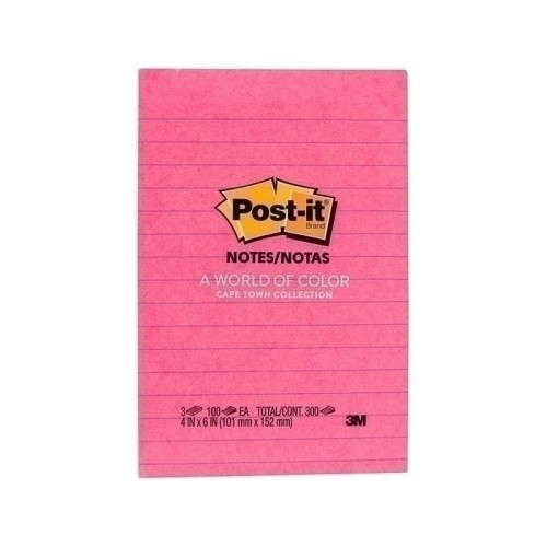 Post-It Lined Notes Cape Town 101 x 152mm 3-Pack | Ink Depot