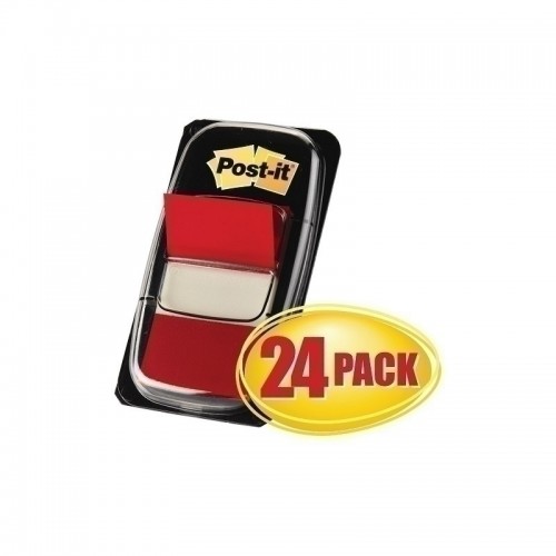 Post-It Flags Red 25 x 43mm 24-Pack | Ink Depot